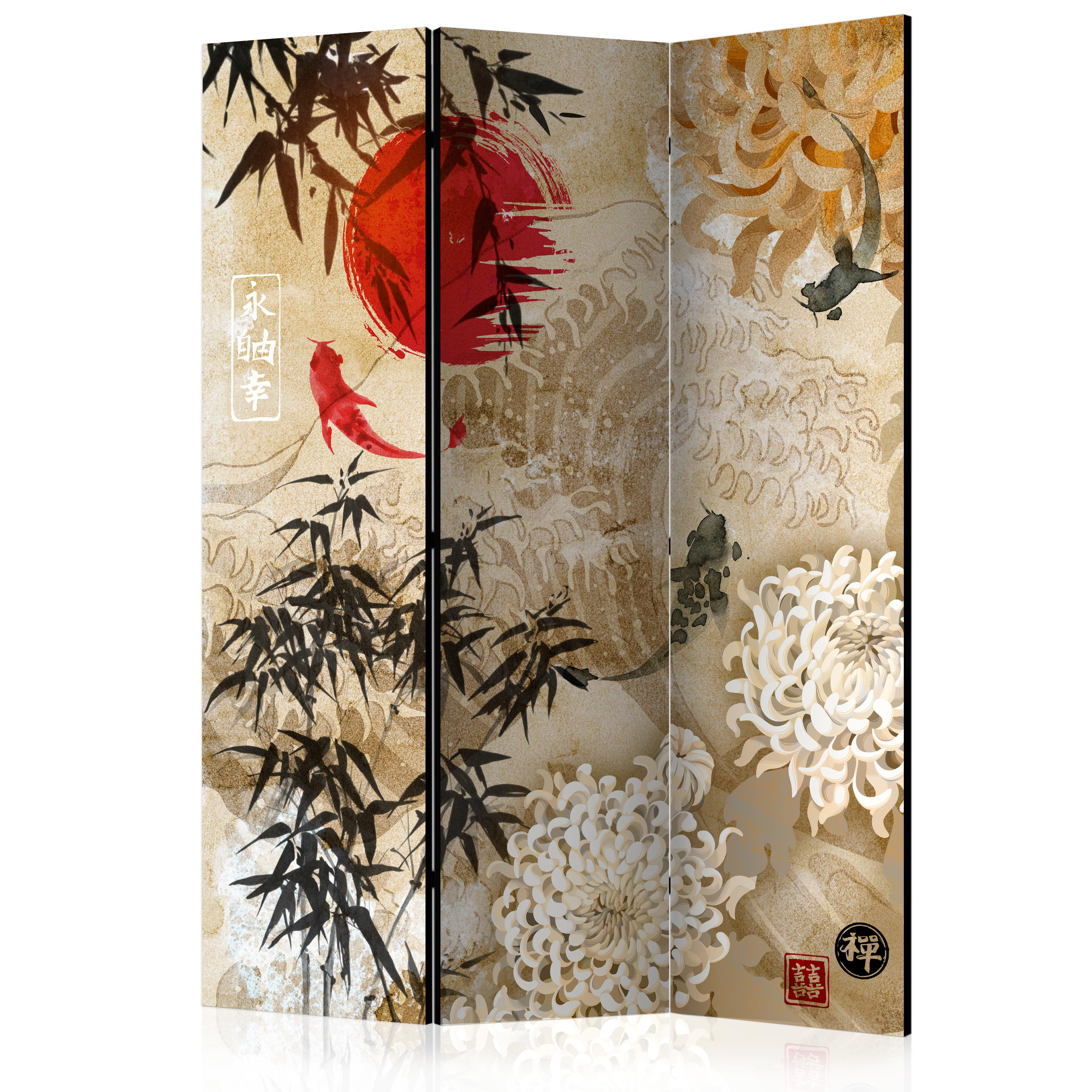 East Urban Home Room Divider - Fish Dance [Room Dividers] | Wayfair.co.uk